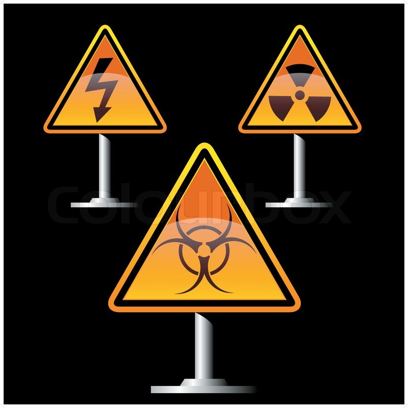 Warning signs | Stock Vector | Colourbox