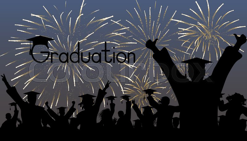 Graduation Background Vector
