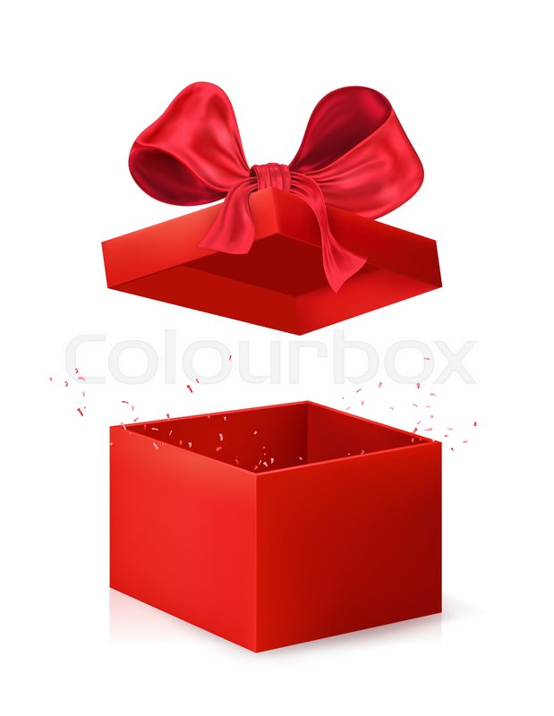 Open Christmas Gift Boxes