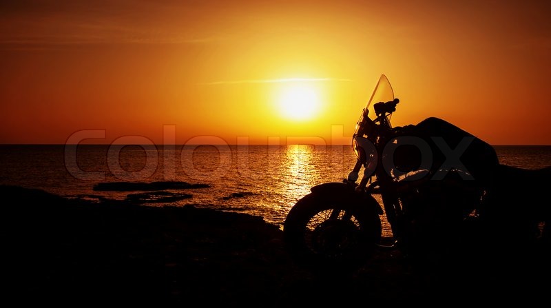 Motorcycle Sunrise