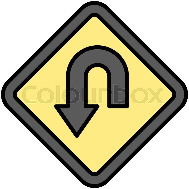 U Turn Sign