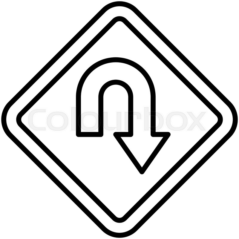 U Turn Sign