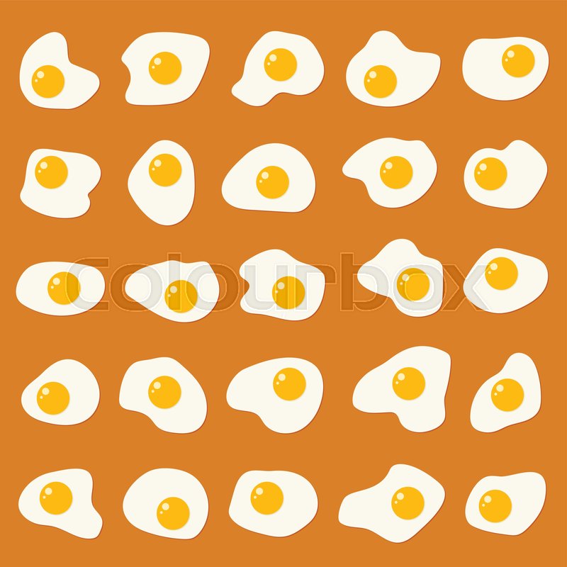 Fried Egg Illustration