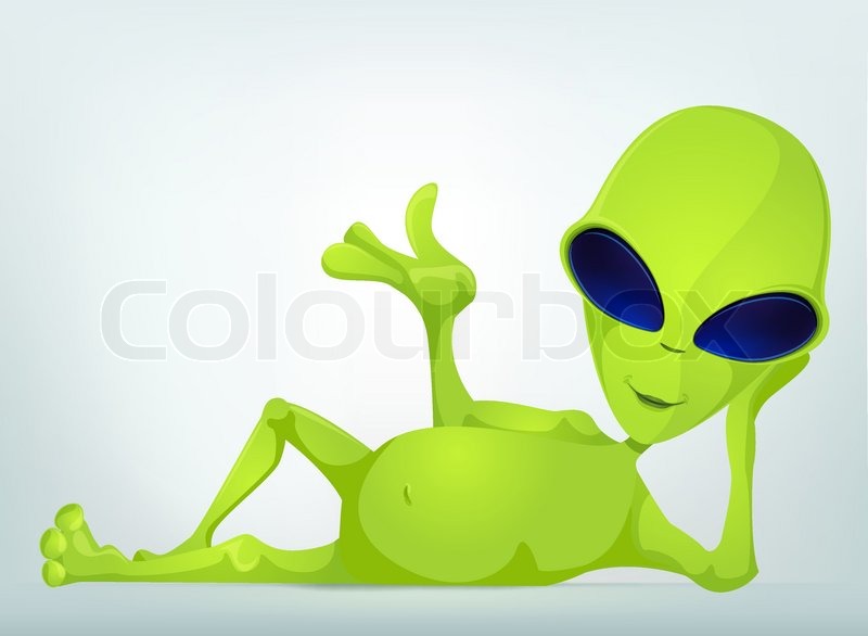 Funny Alien | Stock vektor | Colourbox