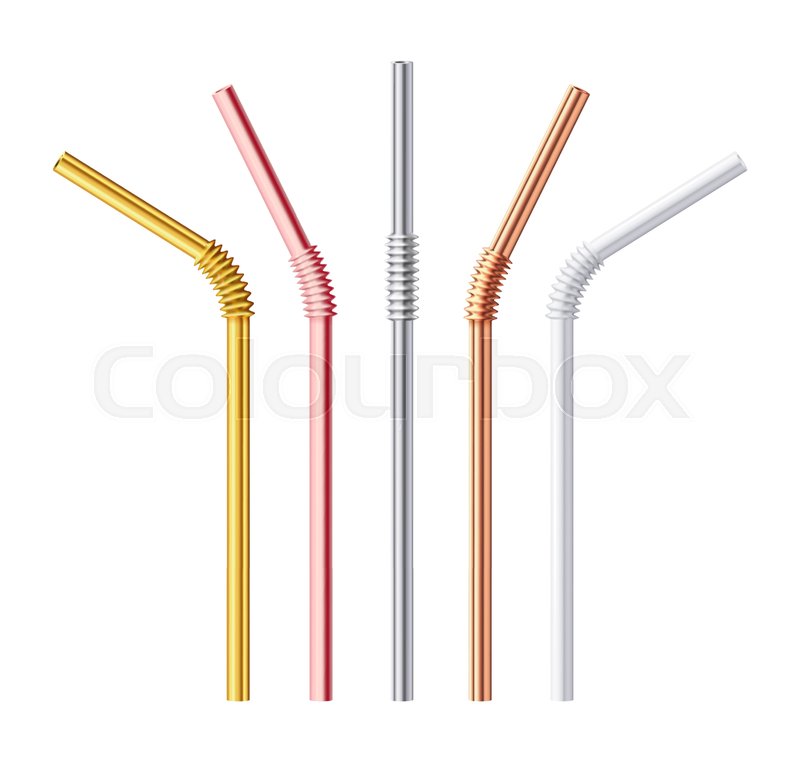 Bendy Straw Vector