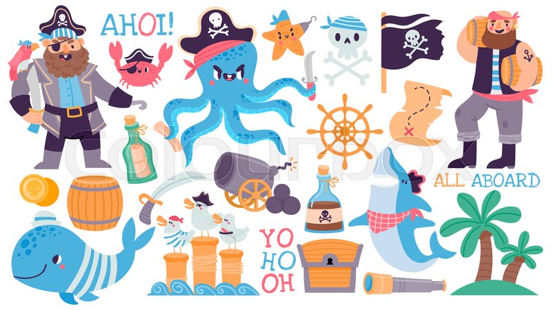 Pirate Treasure Clipart For Kids