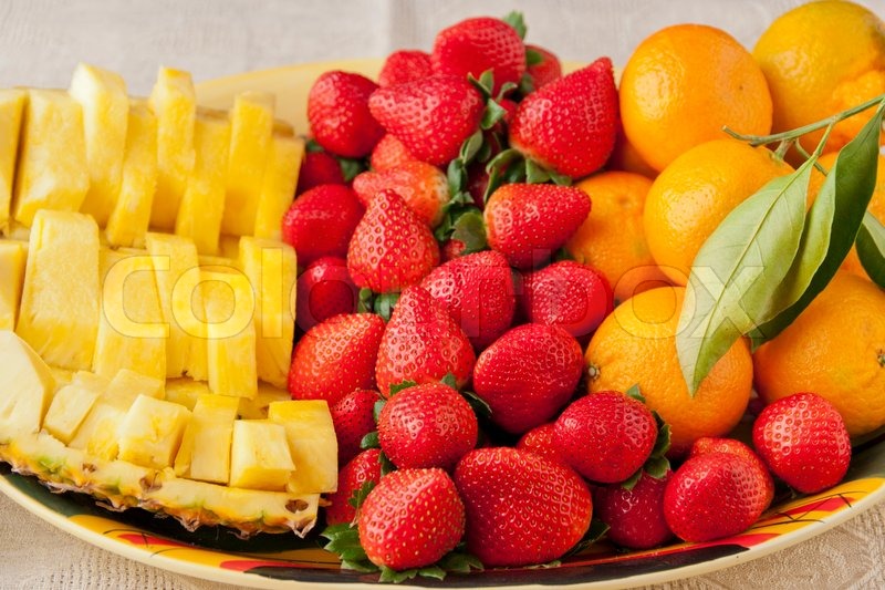 Obstteller | Stock Bild | Colourbox