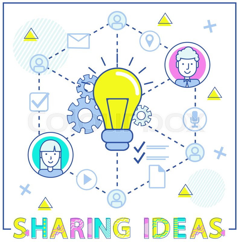 Sharing Ideas Clipart