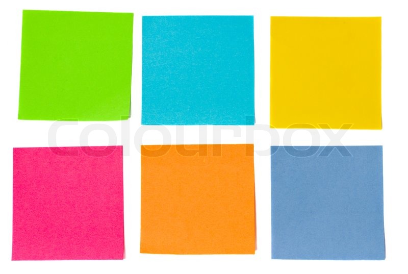 Colorful sheets of paper | Stock image | Colourbox