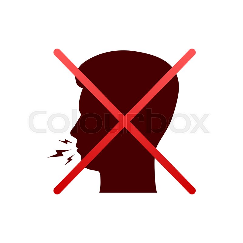 No Loud Talking Sign