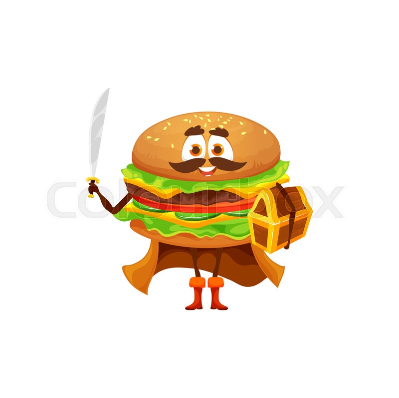 Cartoon Cheeseburger