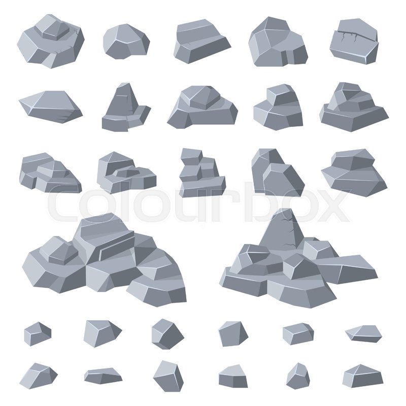 Pile Of Rocks Vector