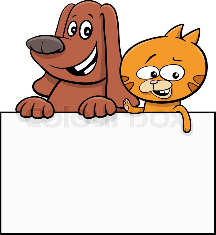 Dog And Cat Friends Clipart