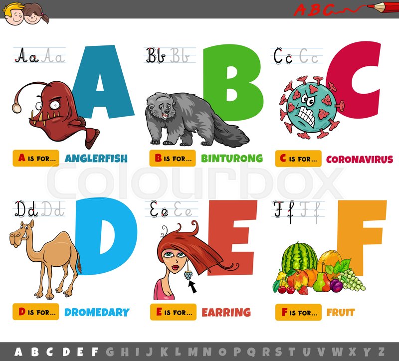 Animated Alphabet F