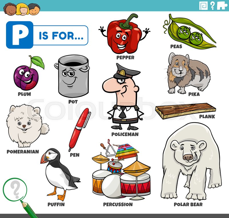 Objects That Start With Letter P
