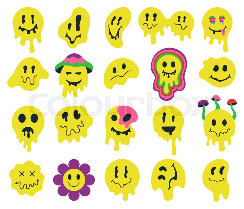 Graffiti Smiley Face Drawing