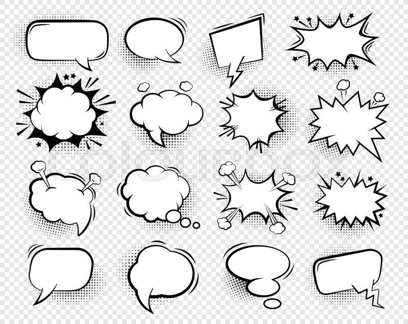 Empty Thought Bubbles
