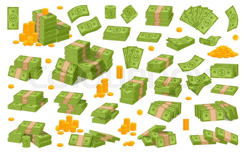 Animated Money Bills