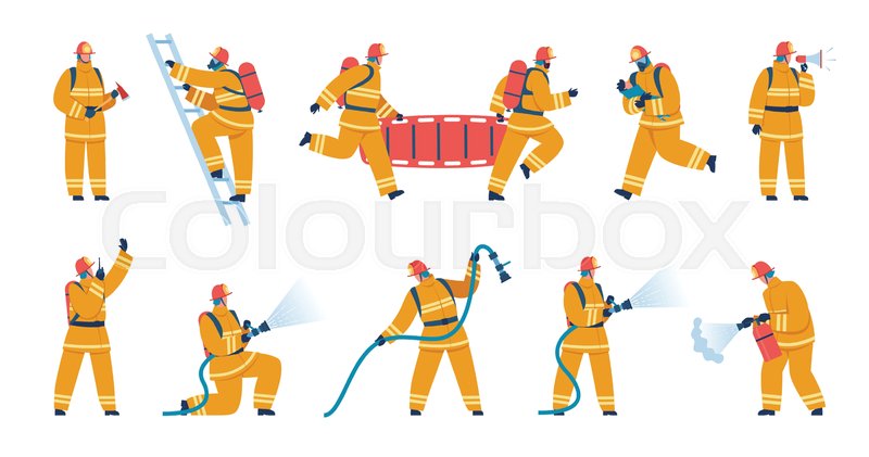 Firefighter Hose Clipart
