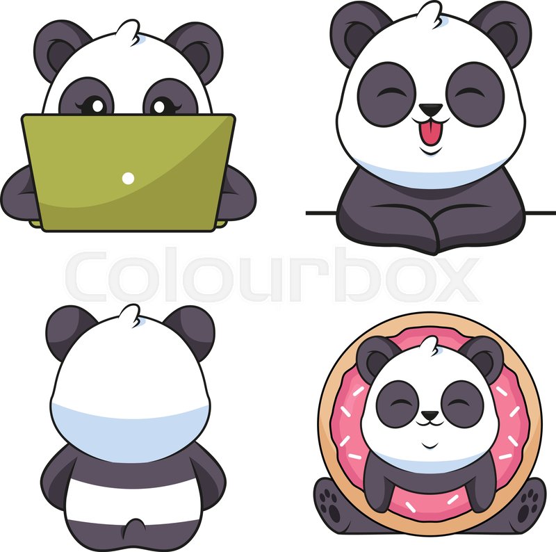 Panda Sitting Back