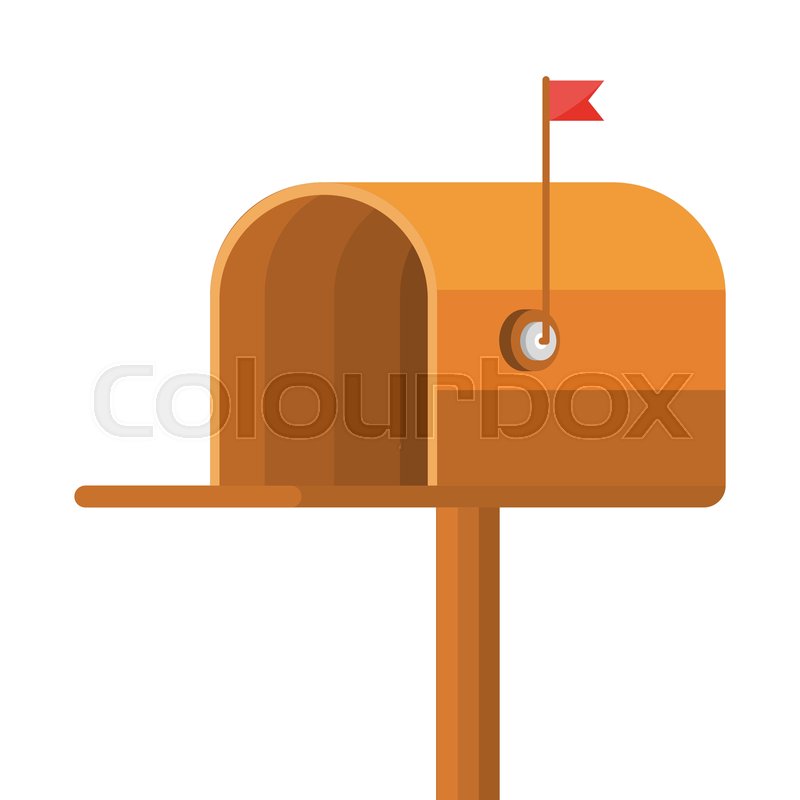 Mailbox Vector Flat