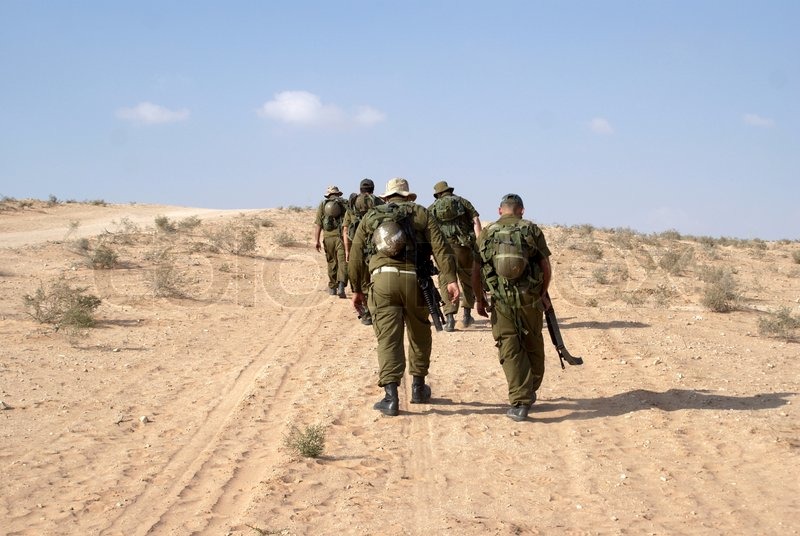 Israeli Army military exercise | Stock Photo | Colourbox