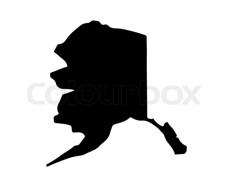 Alaska State Map Outline