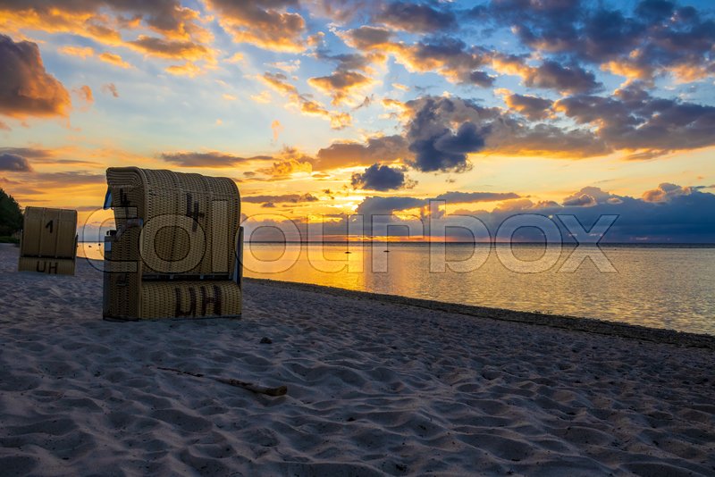 Sunset At Sea German