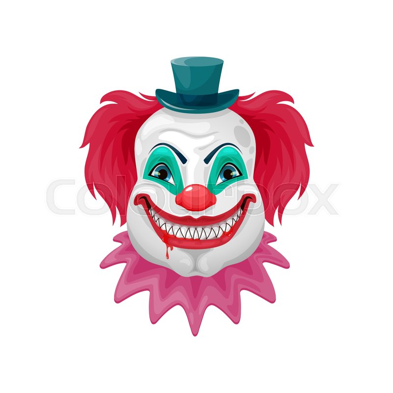 Demon Clown Face