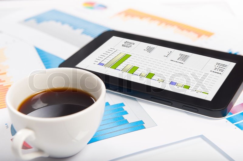 Financial work | Stock image | Colourbox