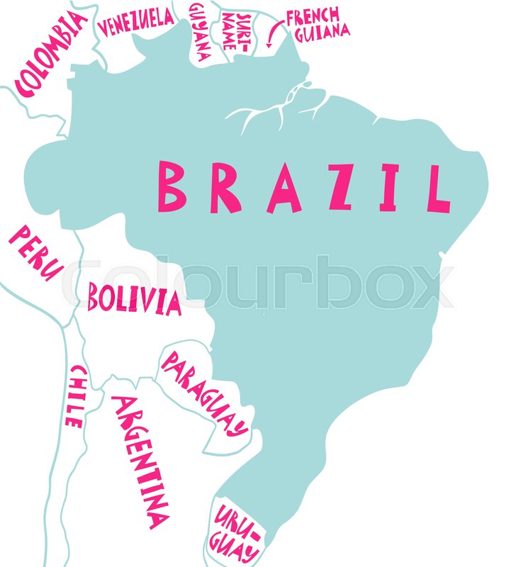 Brazil Country Map