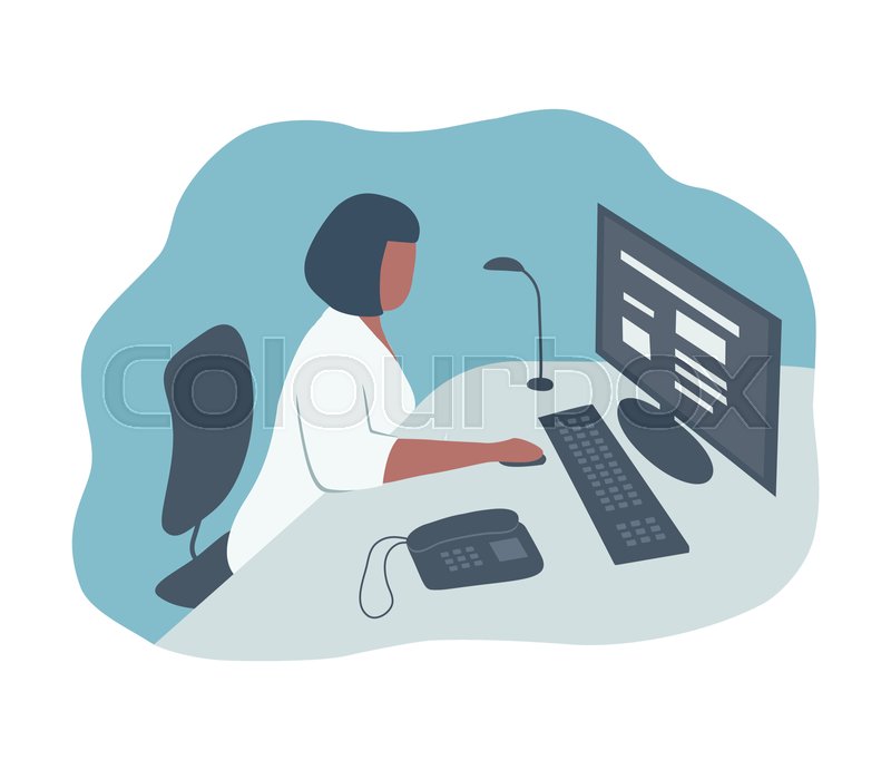 Computer Work Icon