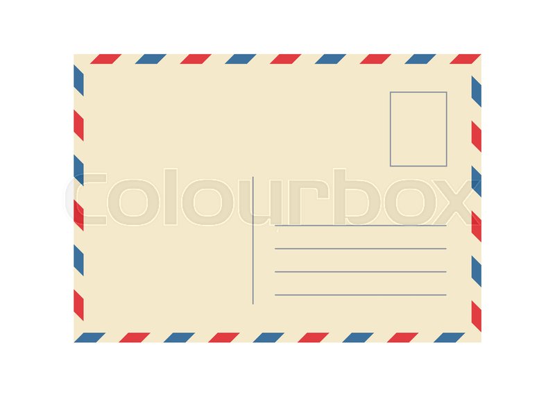 Vintage Travel Postcard Template