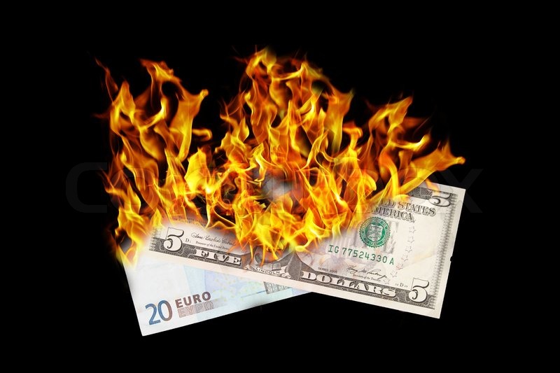 Burning Money Png