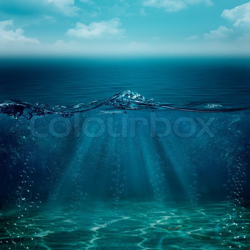 Abstract underwater backgrounds for ... | Stock image | Colourbox