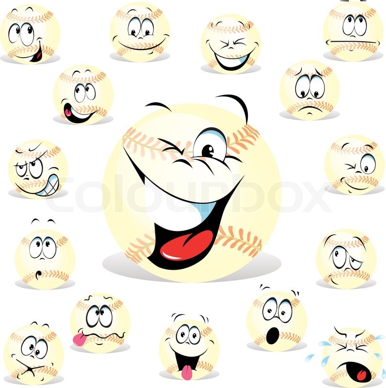 Baseball cartoon | Stock vector | Colourbox