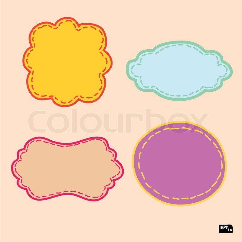 Label doodle | Stock vector | Colourbox