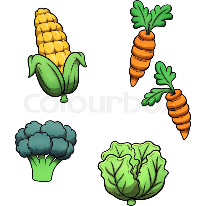 Clipart Single Vegetables