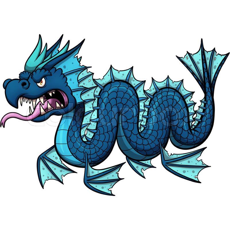 Sea Serpent Illustration