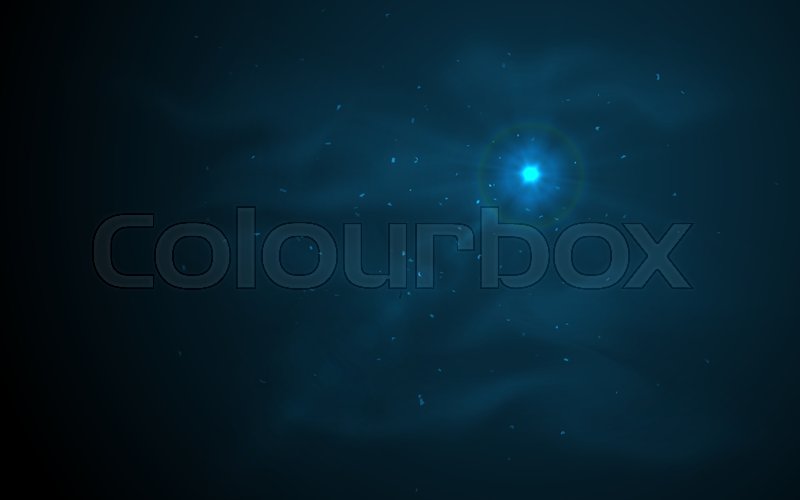 Blue Mysterious Background