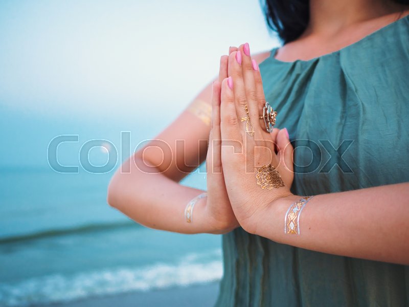 Namaste Hands Tattoo