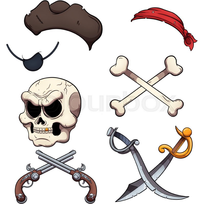 Pirate Skull And Crossbones Clip Art