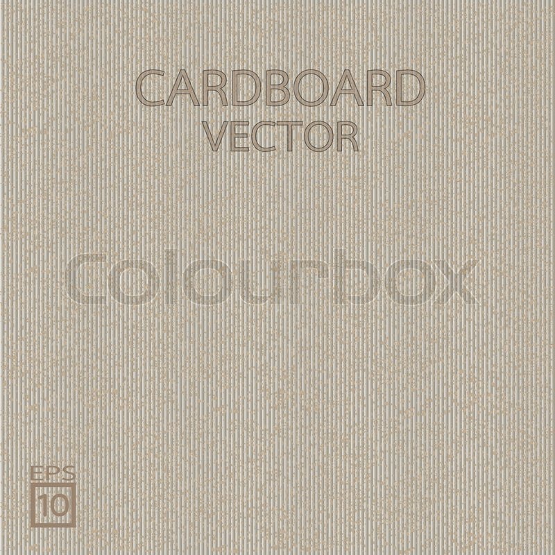 Paper Cardboard Brown color | Stock vector | Colourbox
