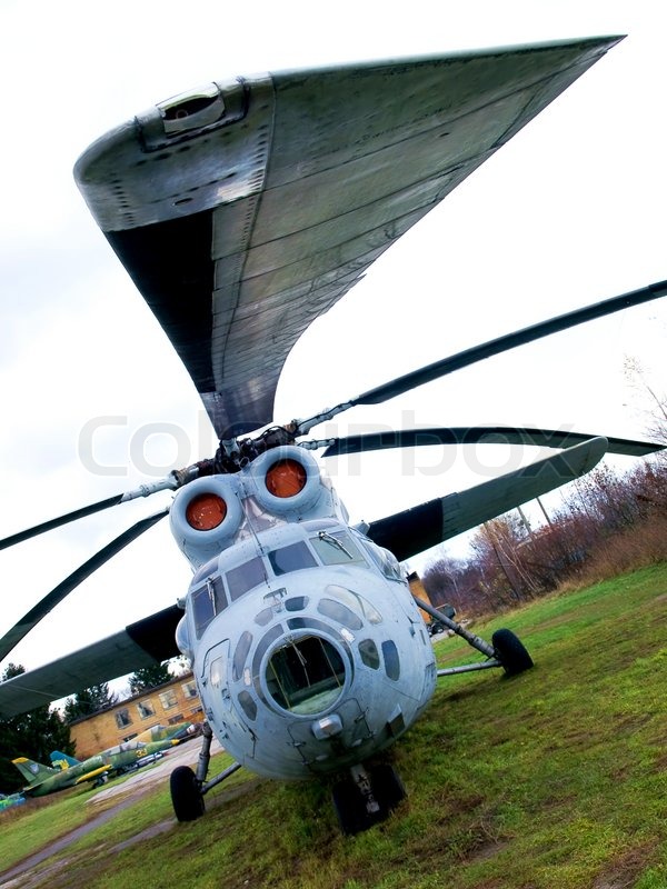 Old helicopter | Stock image | Colourbox