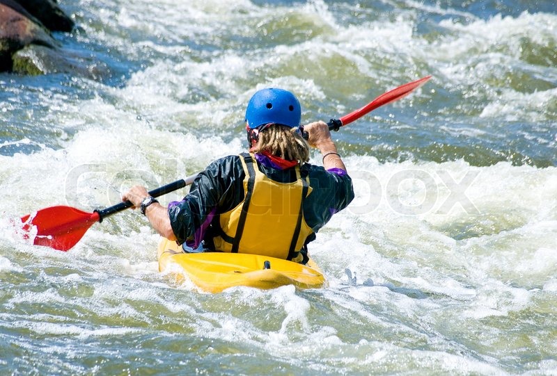 Kayaker | Stock foto | Colourbox