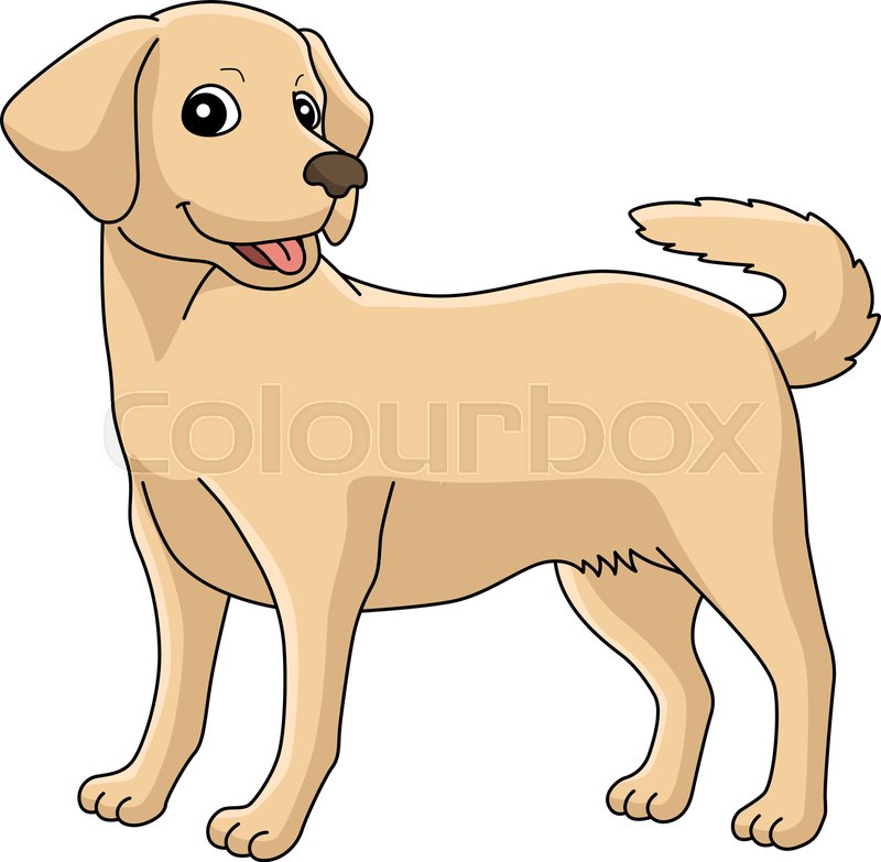 Yellow Lab Clip Art