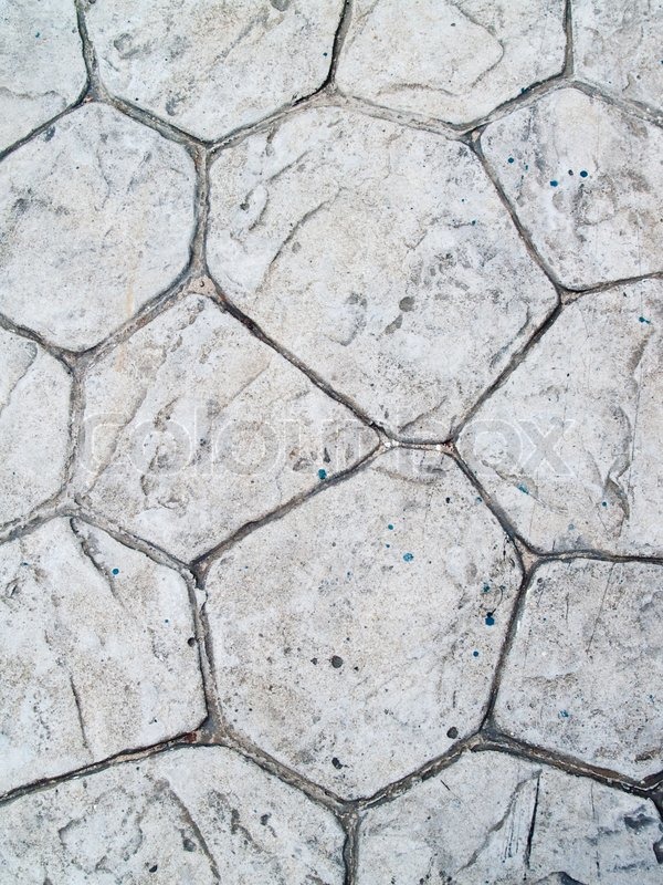 Stone footpath surface | Stock image | Colourbox