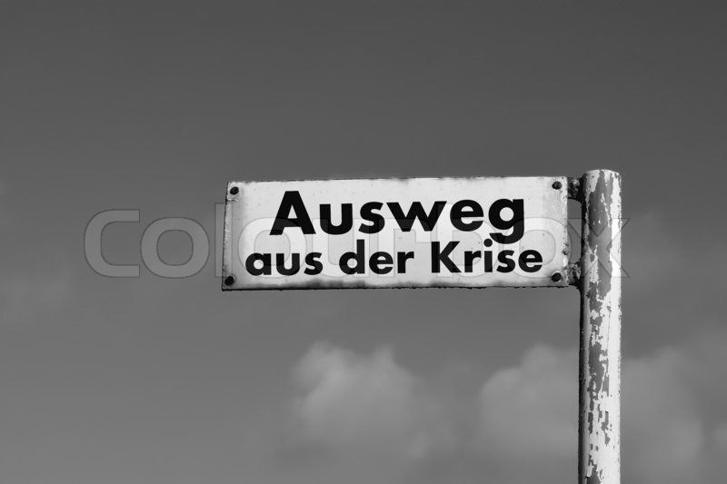 Straßenschild mit der Aufschrift ... | Stock Bild | Colourbox