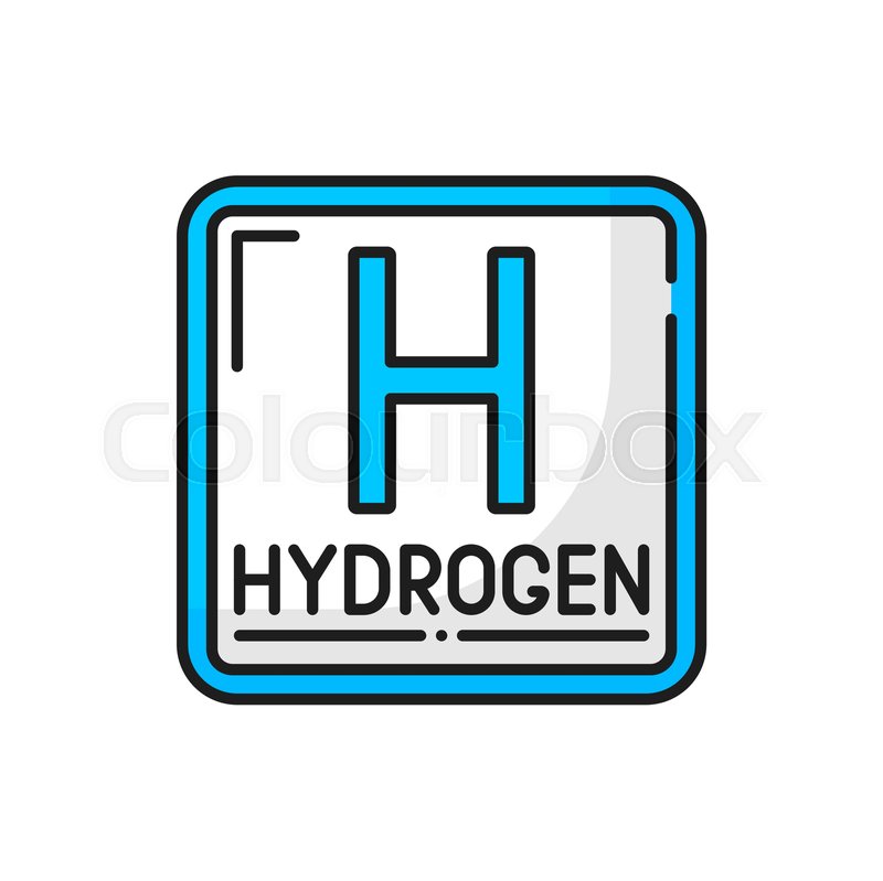 Hydrogen Gas Symbol