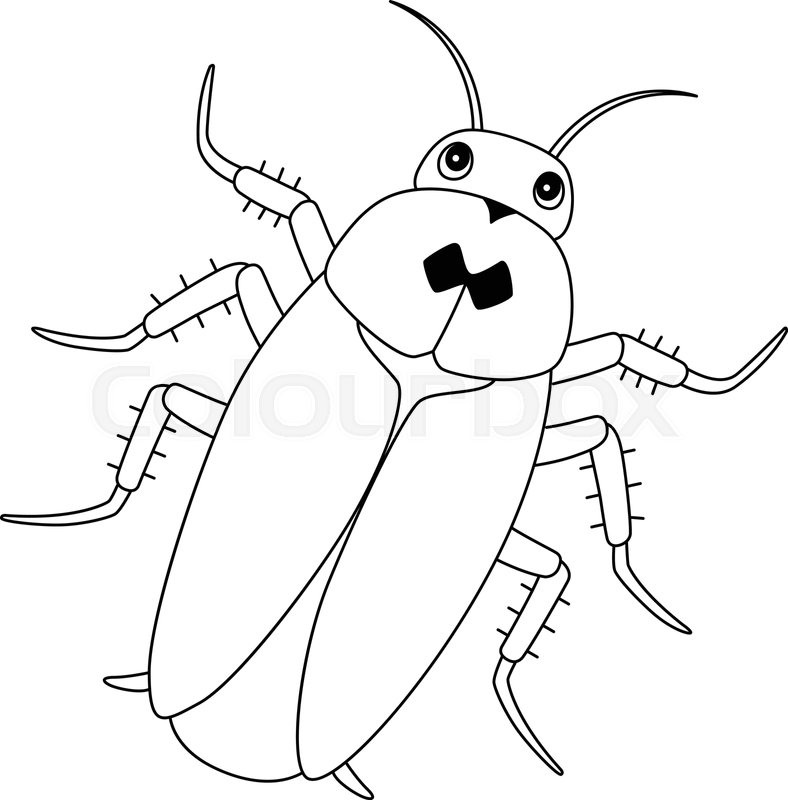 Cockroach Coloring Pages